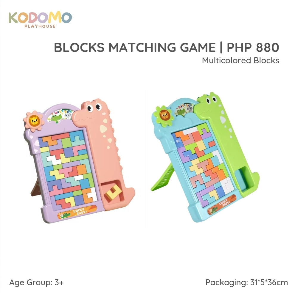 Kodomo Playhouse - Multifunctional Building Blocks Matching Game ...