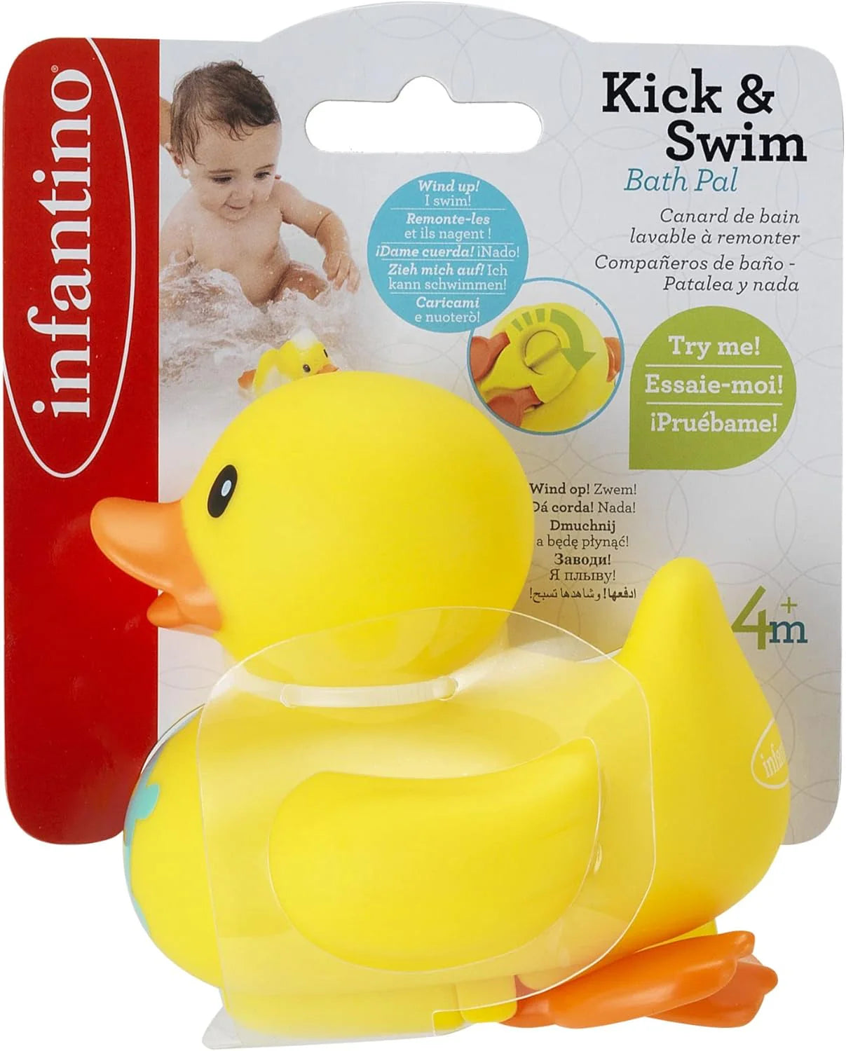 Infantino Kick & Swim Bath Pal (Duck) – Urban Mom