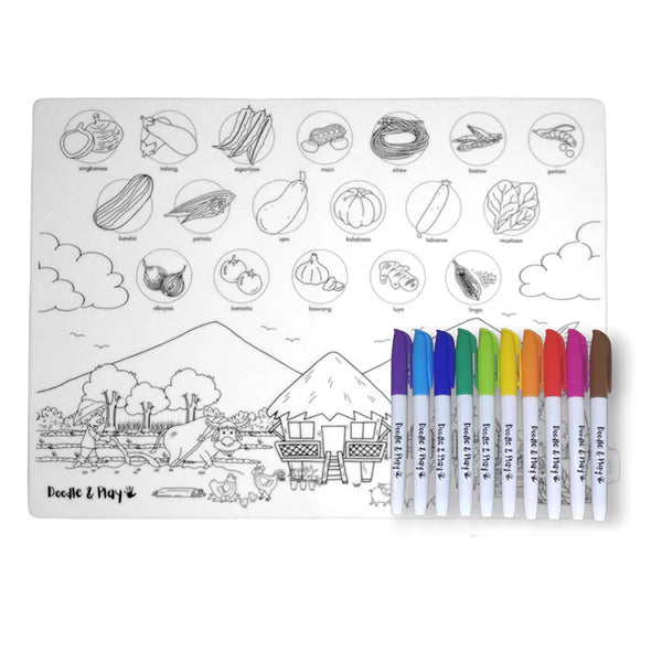 Doodle & Play Large Reusable Coloring Mats – Urban Mom