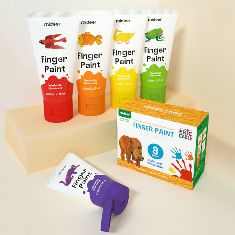 Mideer Finger Paint 8 colors – Urban Mom
