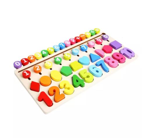 Wooden Logic Learning Board Multifunctional Wooden Toy – Urban Mom