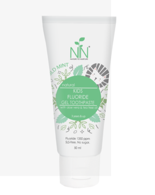 Nature to Nurture Kids Fluoride Gel Toothpaste, 3 Years & Up – Urban Mom